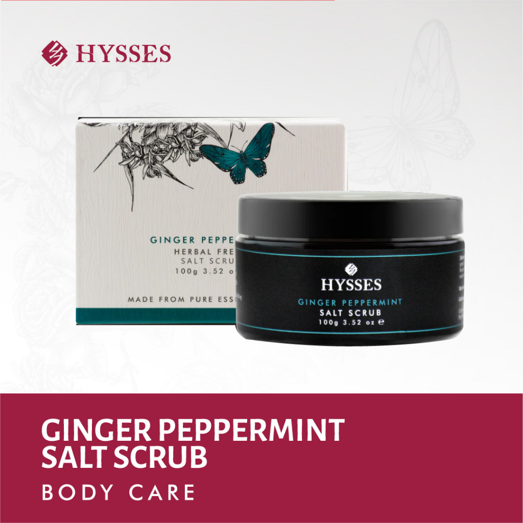 Hysses Ginger Peppermint Salt Scrub 100g | Shopee Singapore