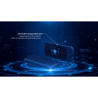 ZTE MU5120 5G MIFI Portable Hotspot (5G 2.7Gbps 64WIFI Share 10000mAH ...