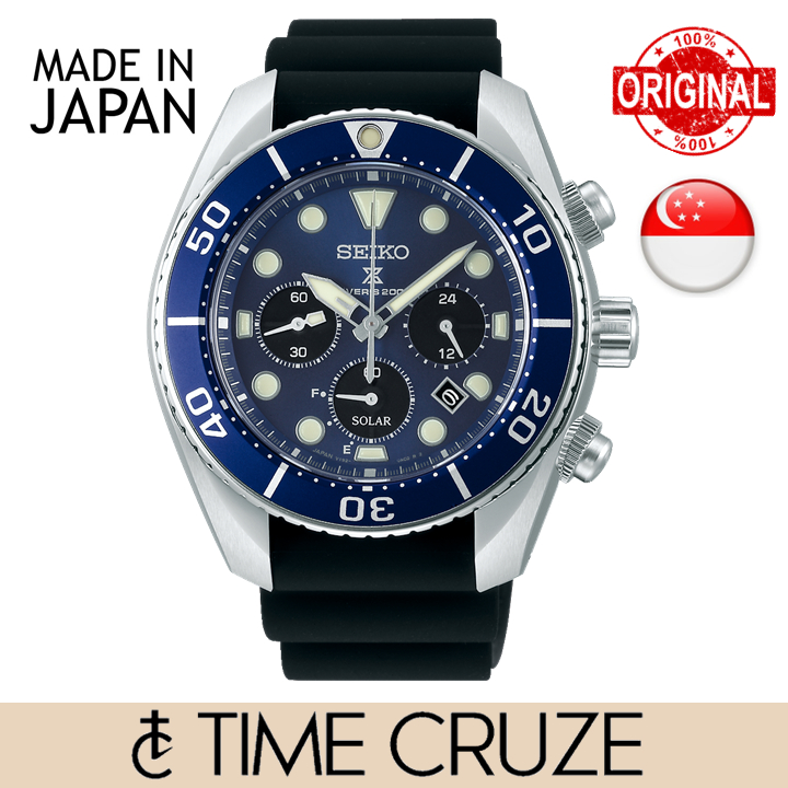 [Time Cruze] Seiko Prospex Sea SSC759J1 Solar Japan Made Chronograph ...