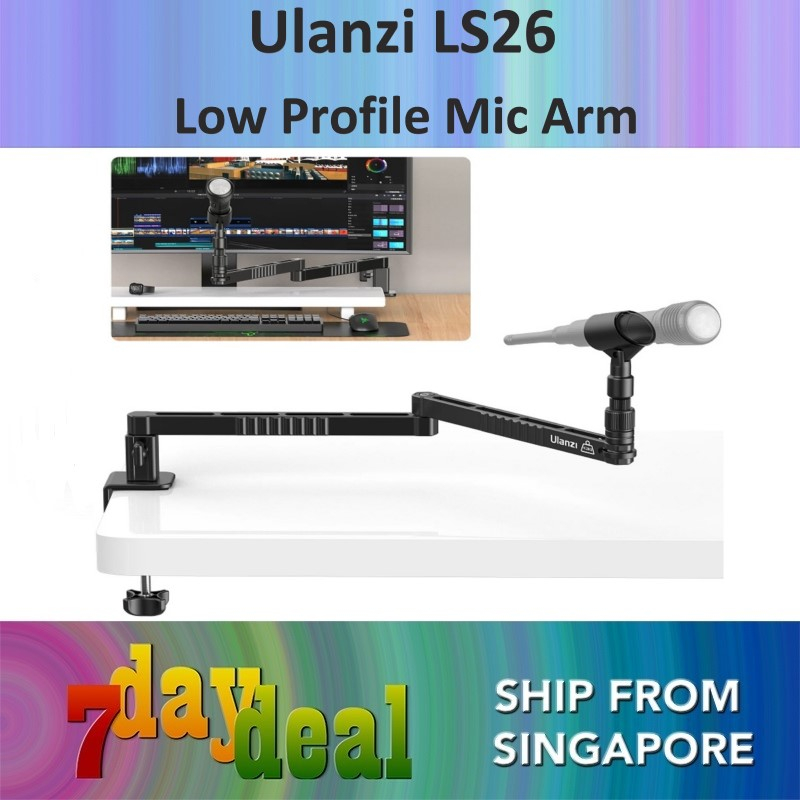 Ulanzi LS26 Low Profile Microphone Arm (2991) | Shopee Singapore
