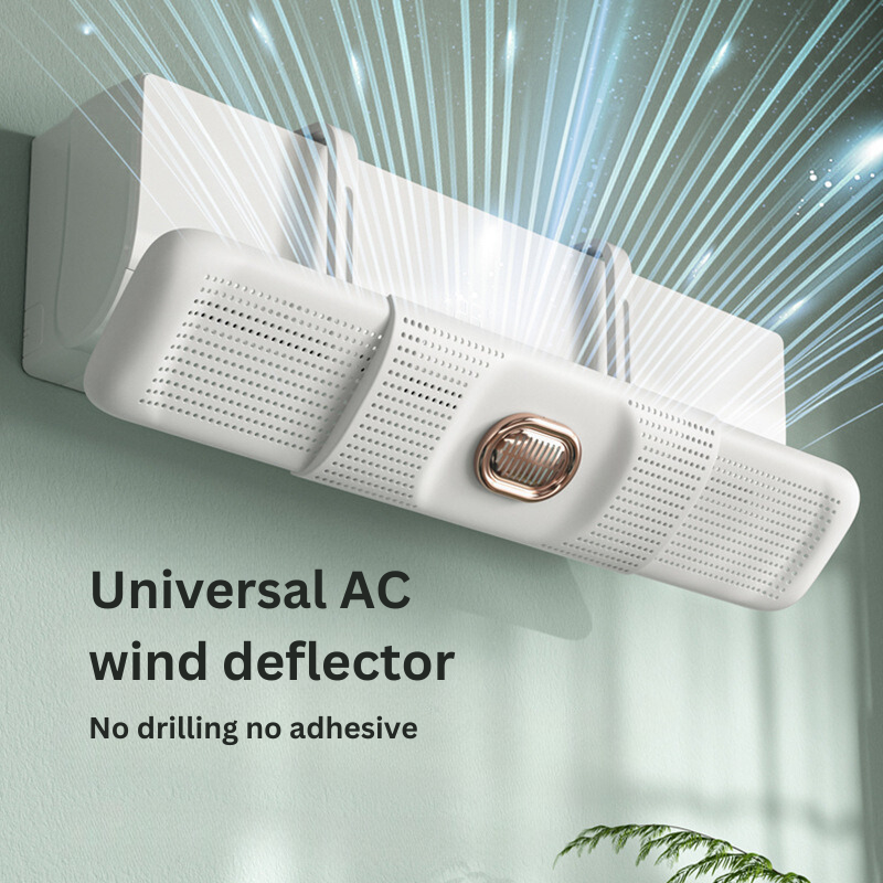 🇸🇬 Ready Stock Universal Air Conditioner Wind Deflector Wall-Mounted ...
