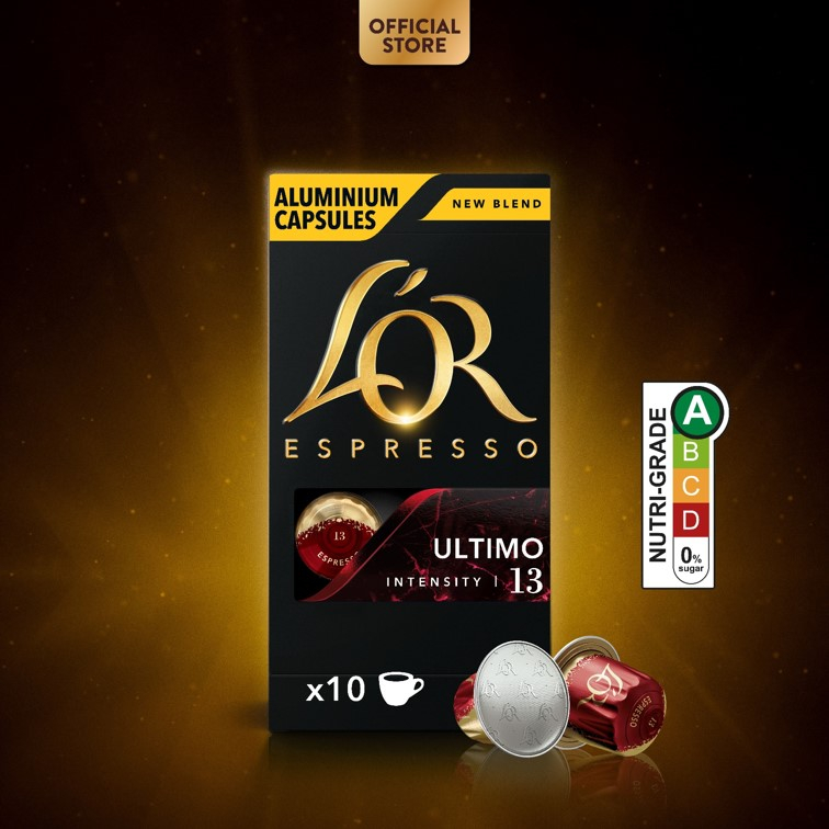 L'OR Espresso Ultimo Intensity 13 Coffee Capsules- Compatible with ...