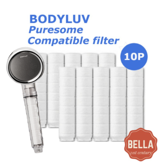 BODYLUV Puresome /Dr.Piel Shower head Compatible filter Refill Rust ...