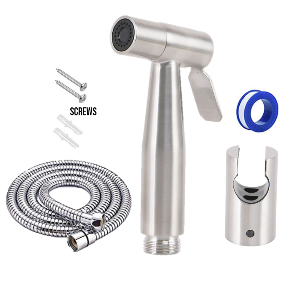 Toilet Bidet Sprays 304 Stainless Steel Bidet Spray Set | Shopee Singapore