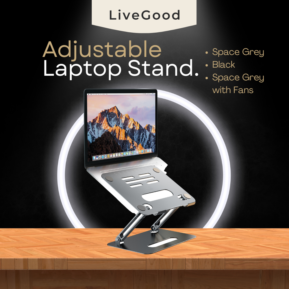 Ergonomic Laptop Stand / Notebook Stand (Dual Adjustable) (High Quality ...