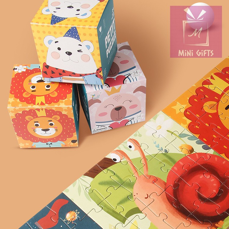 【Mini Gifts】🔥Wholesale Price🔥 24PCS Mini Jigsaw Puzzle, Animal Puzzles ...