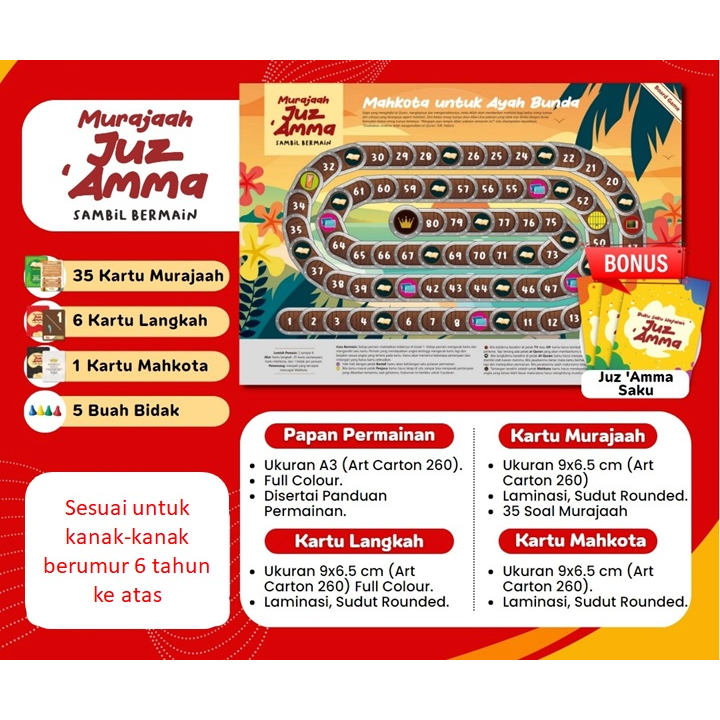 Board Game Anak Juz Amma | Shopee Singapore