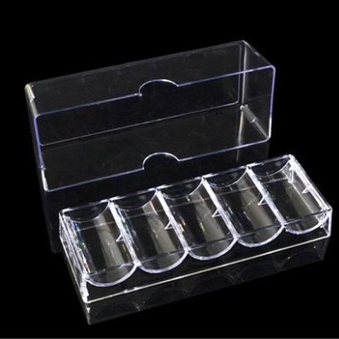 Acrylic Poker Chips Tray Storage Case (WITH COVER) | Shopee Singapore