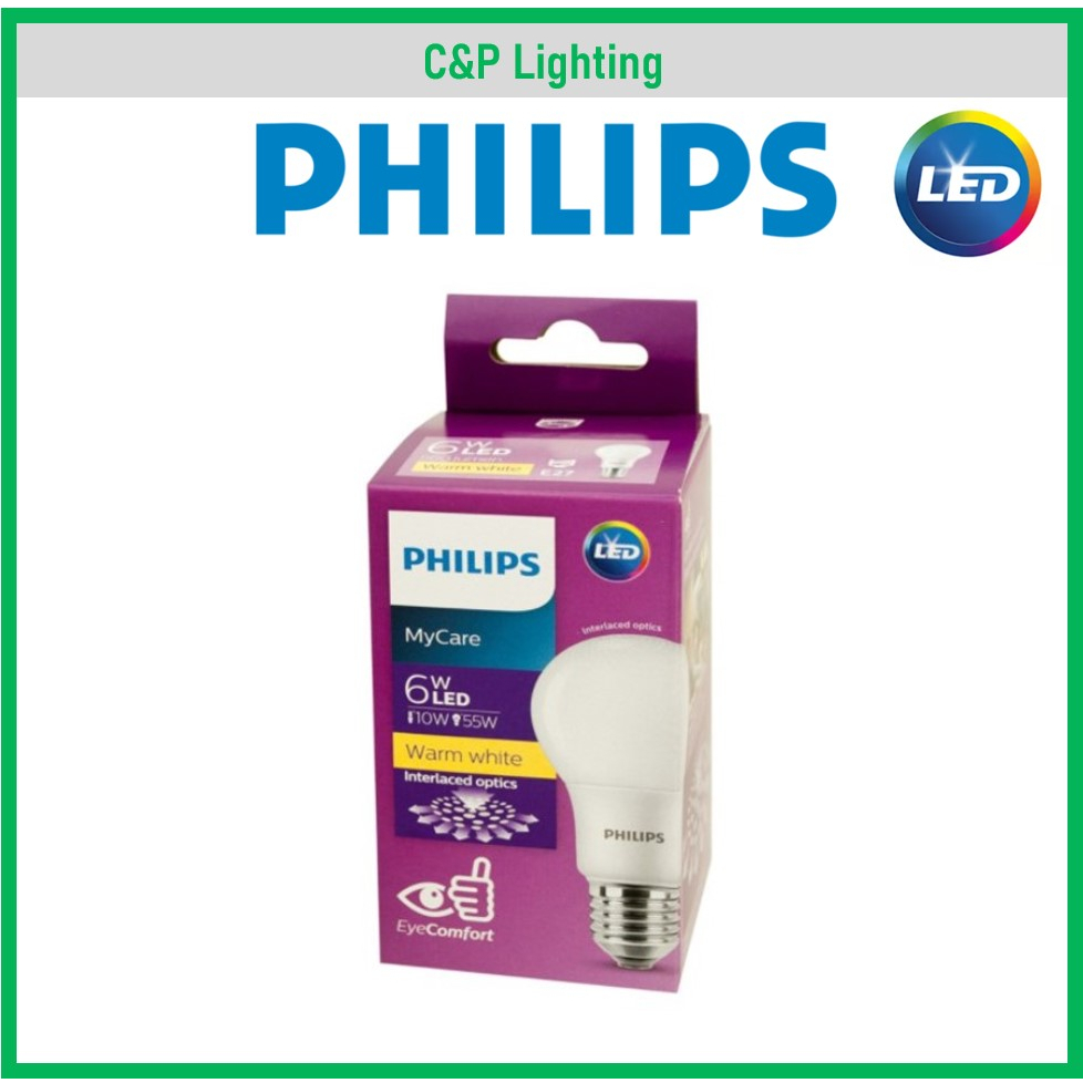 Philips E27 LED Light bulb 6W / 8W / 10W / 12W | Shopee Singapore