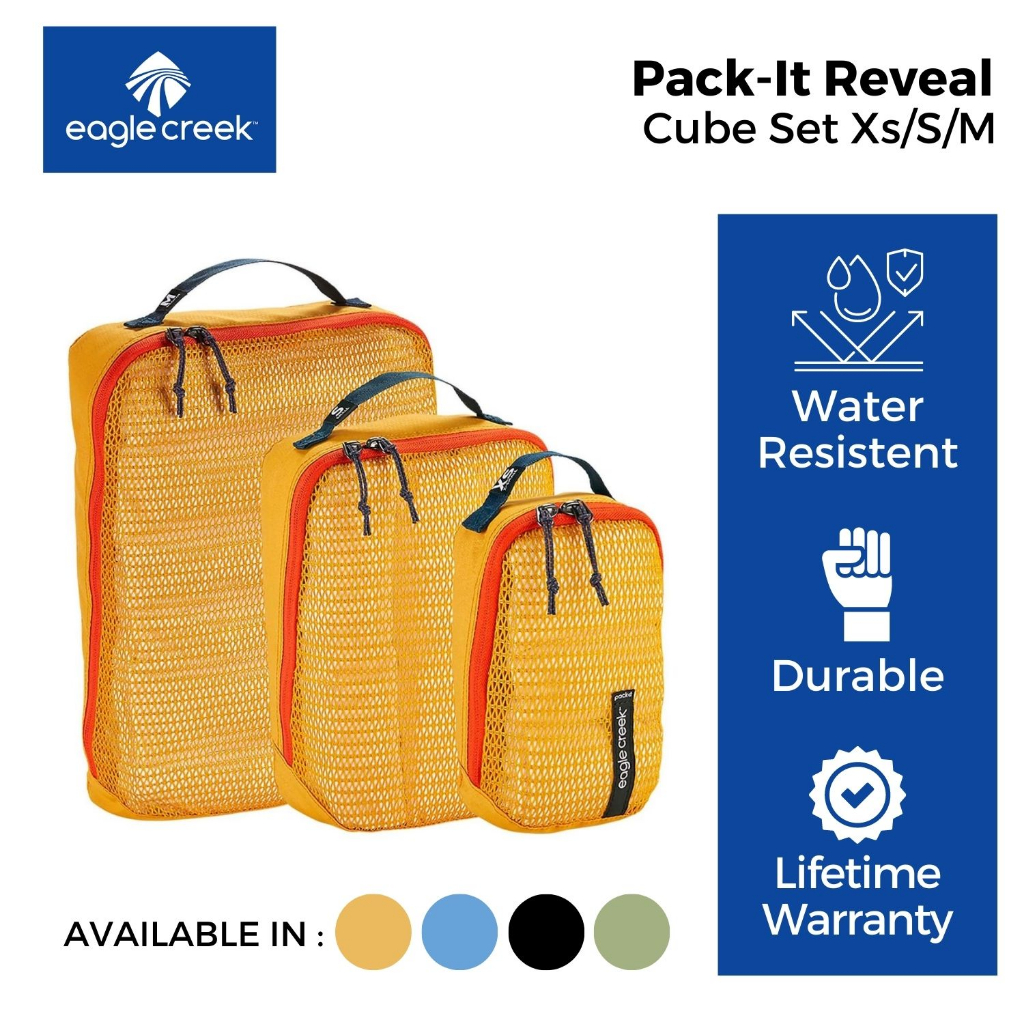 Eagle Creek Pack-It Reveal Cube Set Xs/S/M | Shopee Singapore