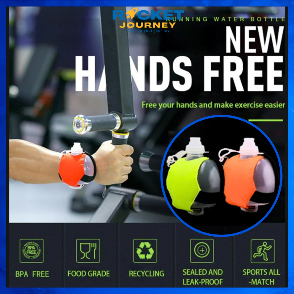 Wrist Water Bottle Handheld Water Bottle for Runners for Outdoor Sport ...