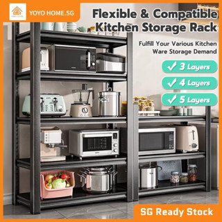 Heavy Duty Metal Rack Boltless Shelf Movable Kitchen Rack Storage Shelf ...