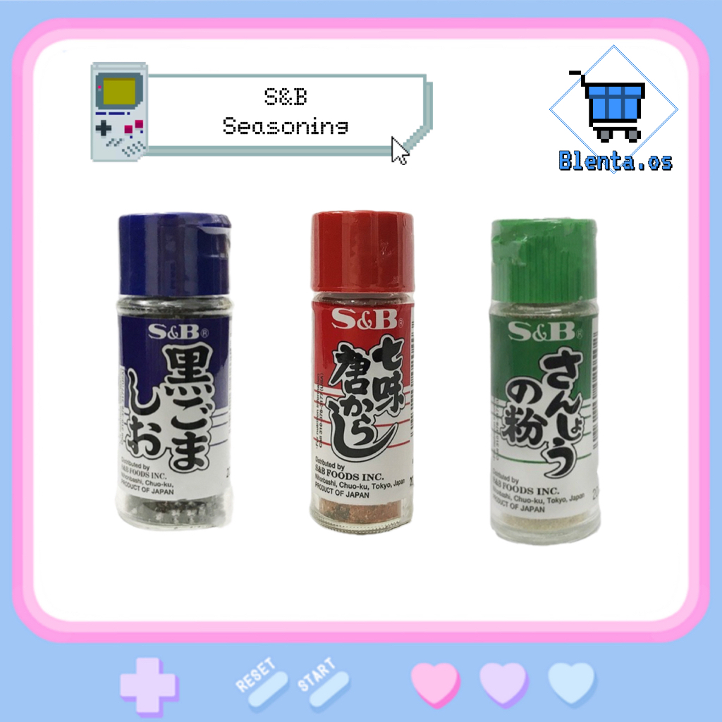 S&B Togarashi 7Spice Powder 15g/Kona Sansho Ground Pepper12g/Black ...