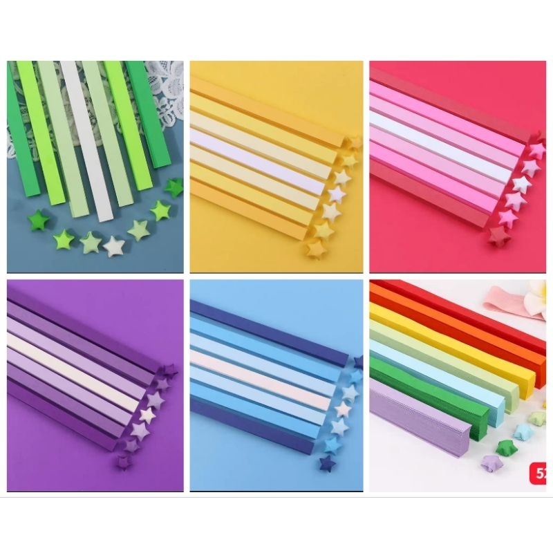 lucky star origami strips. READ DESCRIPTION. | Shopee Singapore
