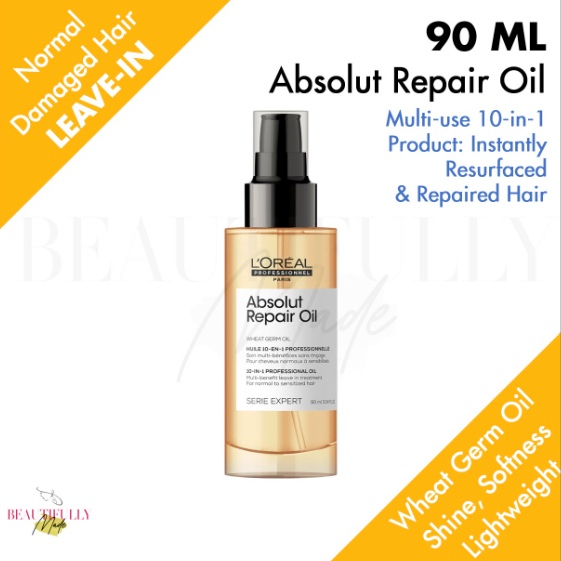 L'Oreal Professional Serie Expert Absolut Repair Oil 90ml - 10-in-1 ...