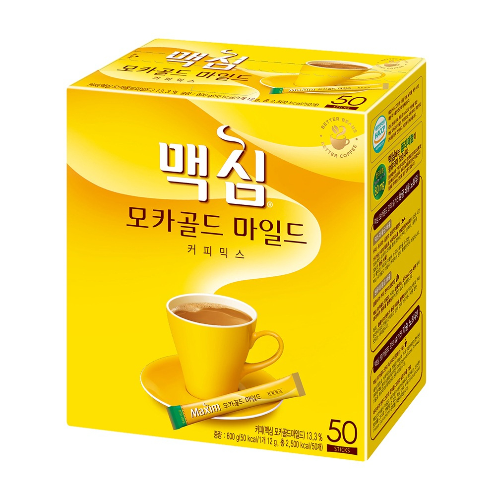 Maxim Mocha Gold Mild instant coffee mix 50 Sticks | Shopee Singapore