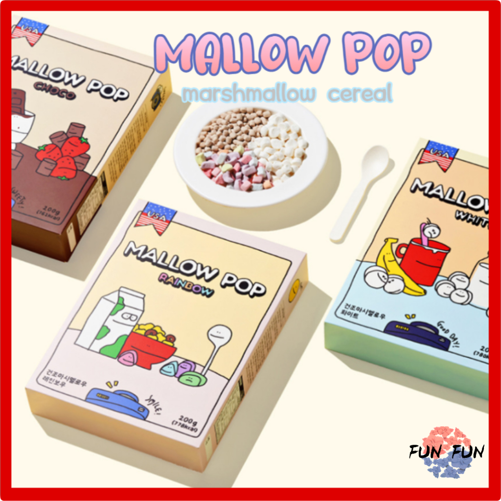 MALLOW POP marshmallow dried marshmallows 110g×2Box | Shopee Singapore