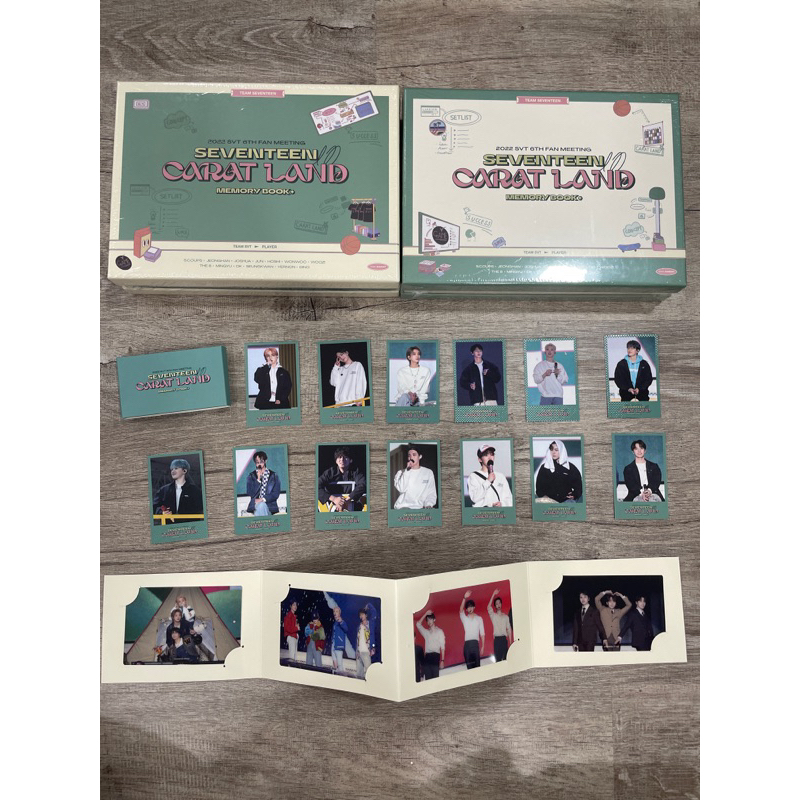 Seventeen 2022 SVT 6th Fan meeting CARATLAND memory book+ | Shopee ...