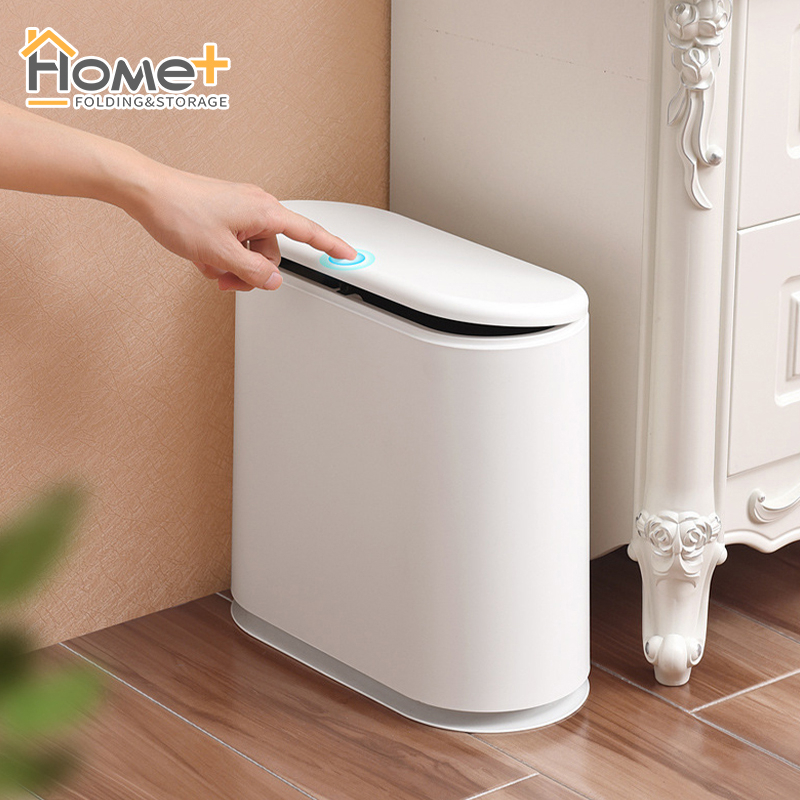 (HOME+) Creative Large Double decker Household Garbage Bin Toilet ...