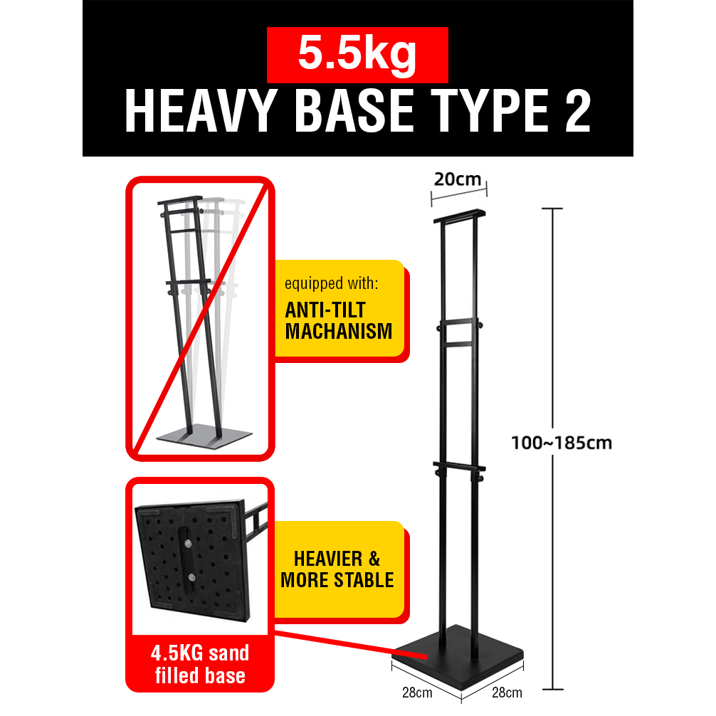 Double Side Metal Foamboard Poster Stand | Kapaline Display Stand ...