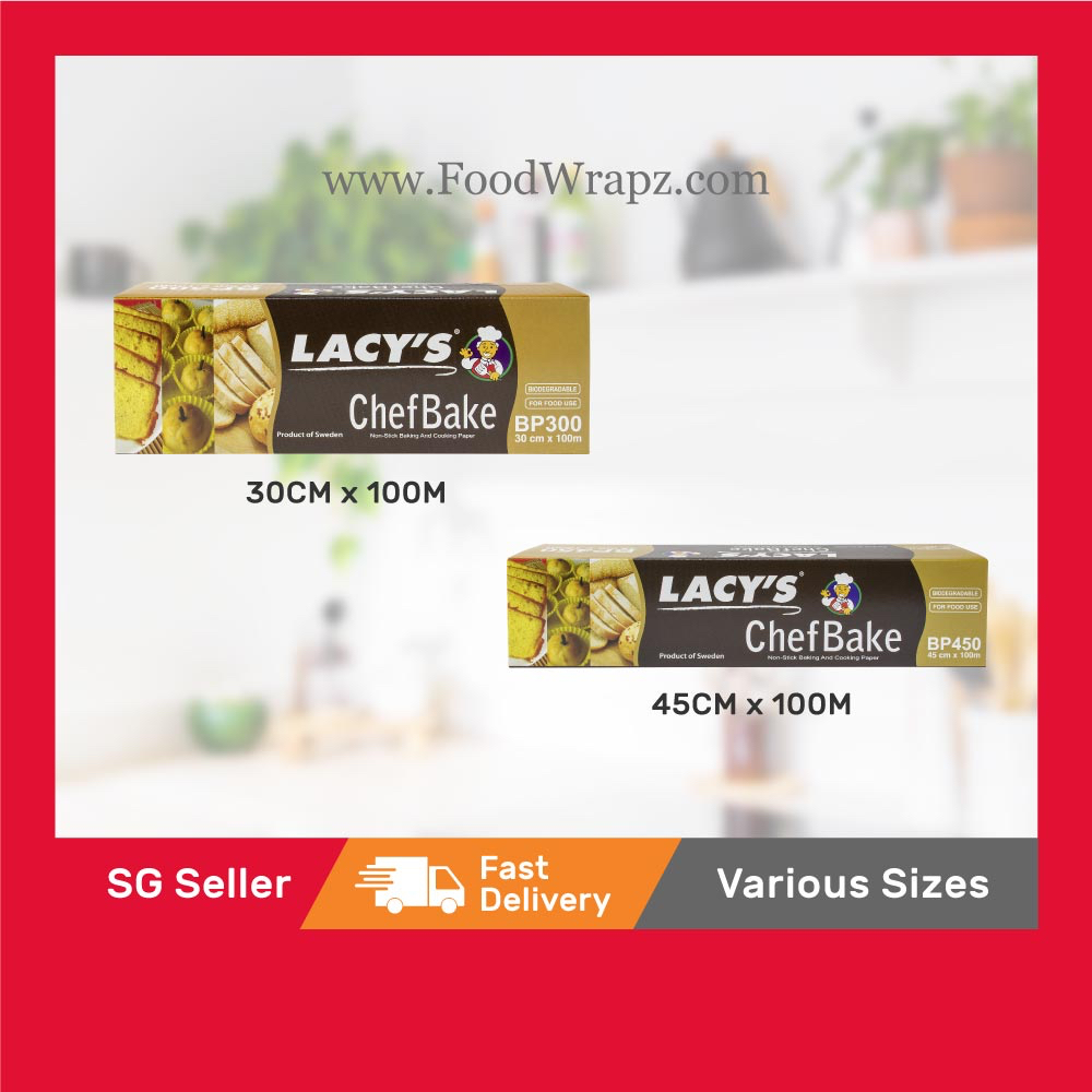 Lacy's ChefBake Non Stick Baking Paper Various Size Available / Cooking ...
