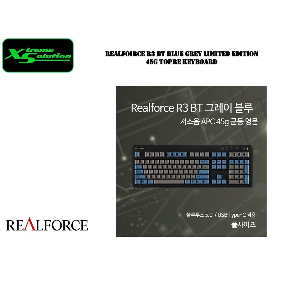 RealForce R3 BT Blue Grey Limited Edition | Shopee Singapore