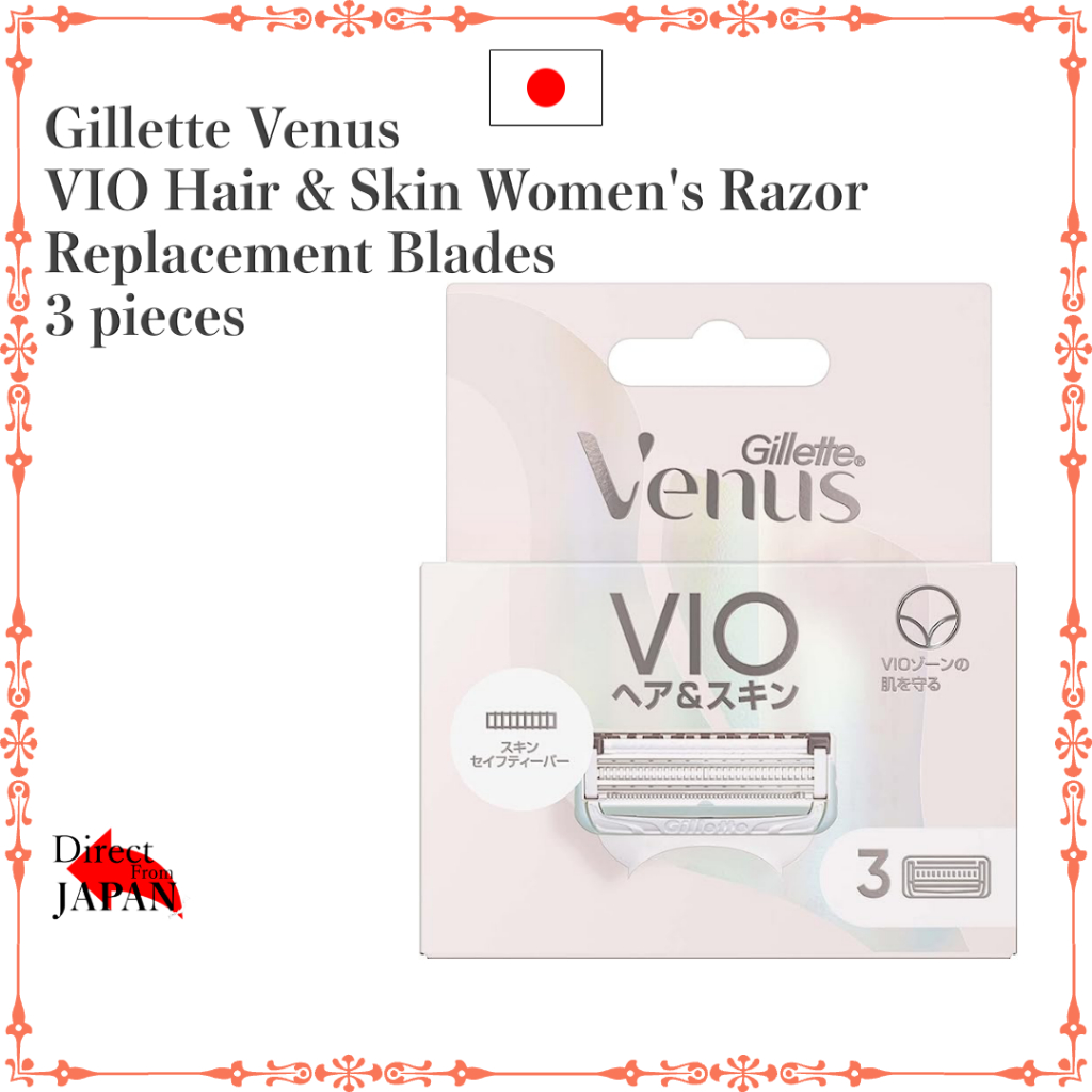 Gillette Venus VIO Hair & Skin Women's Razor Replacement Blades 3 pieces | Shopee Singapore