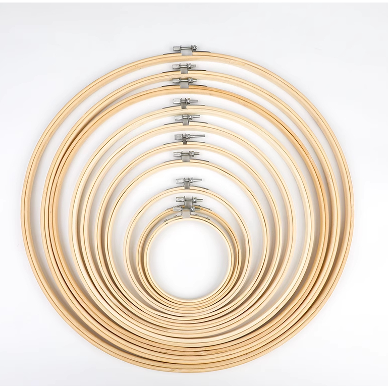 [SG Stock] Bamboo Embroidery Hoop for Needlepoint Cross Stitching ...