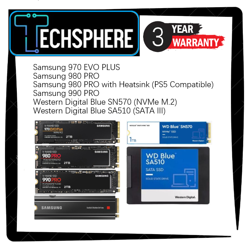 (LOWEST PRICE) SAMSUNG 990/980/970 PRO with Heatsink | Shopee Singapore