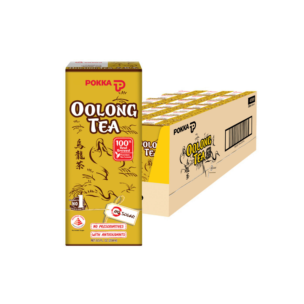 [1 Carton] Pokka Oolong Tea No Sugar (24x250ml) | Shopee Singapore
