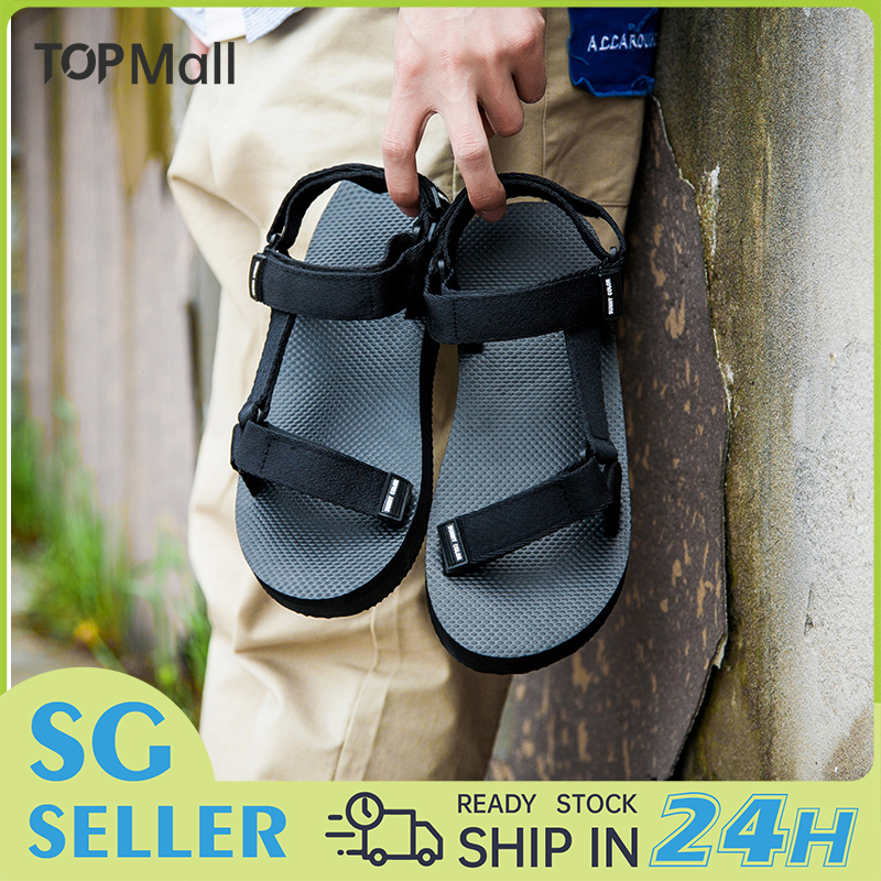 [SG STOCK] sandals men's summer Korean cross design men's sandals non ...