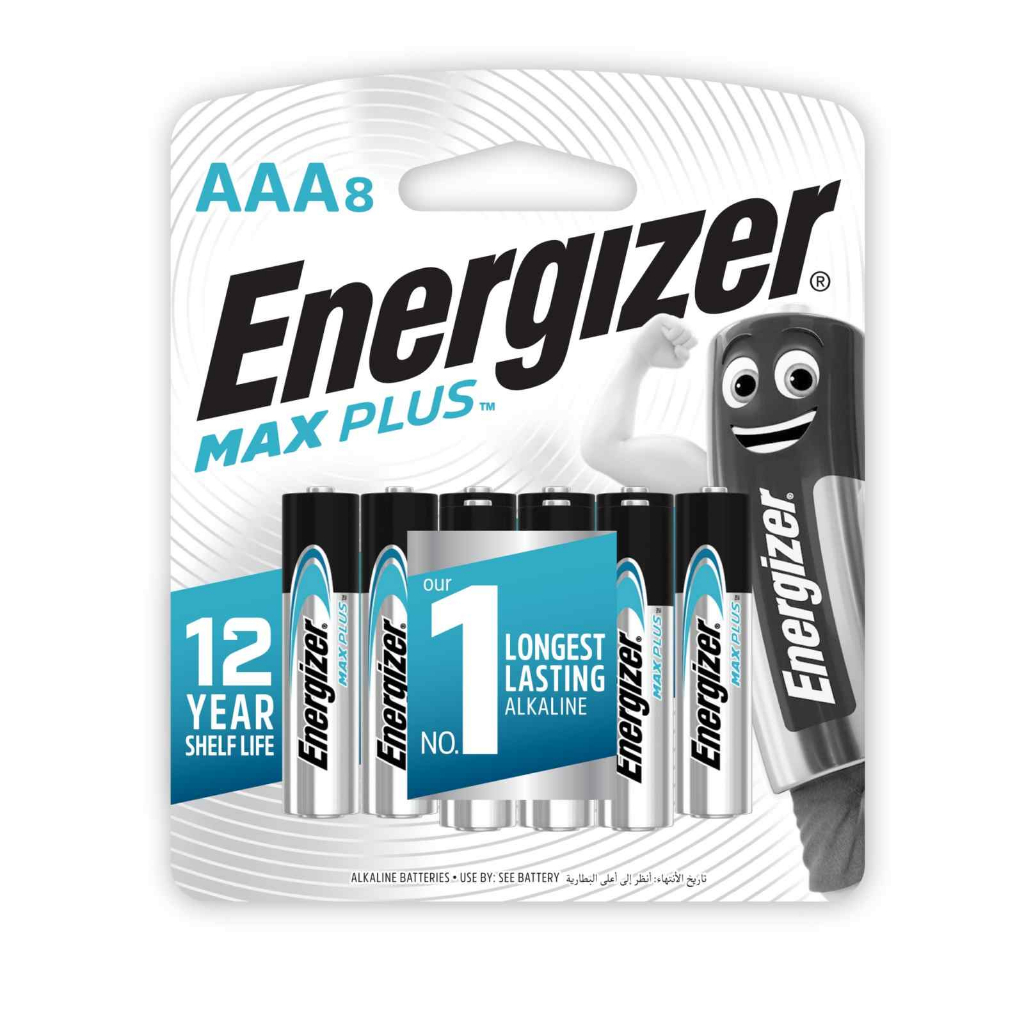 Energizer Max Plus AAA (1 Card, 8 pcs) | Shopee Singapore