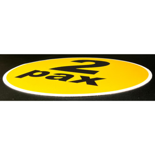2 pax Sticker for Lorry, Van, Bus, etc. ( Diameter : 150mm ) | Shopee ...