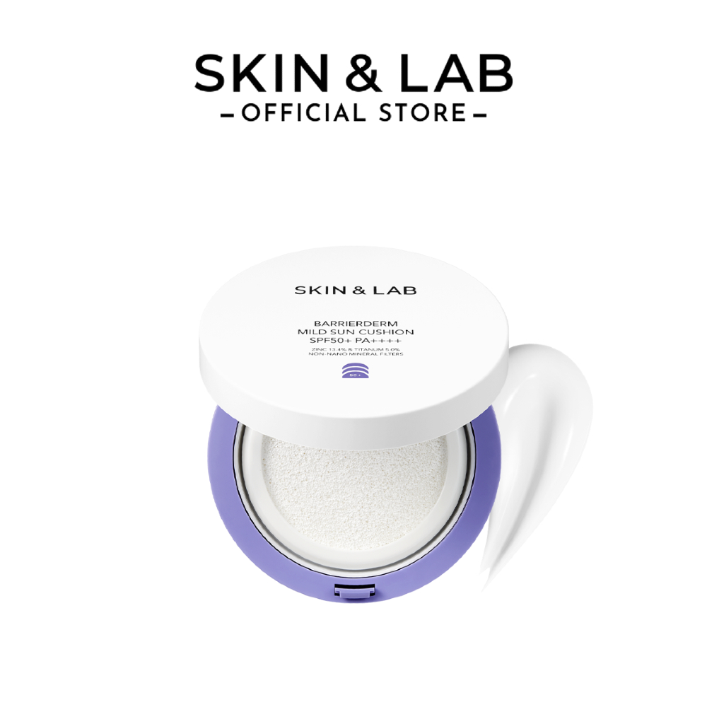 [SKIN&LAB] Barrierderm Mild Sun Cushion SPF 50 with Fila-Seed and Zinc ...