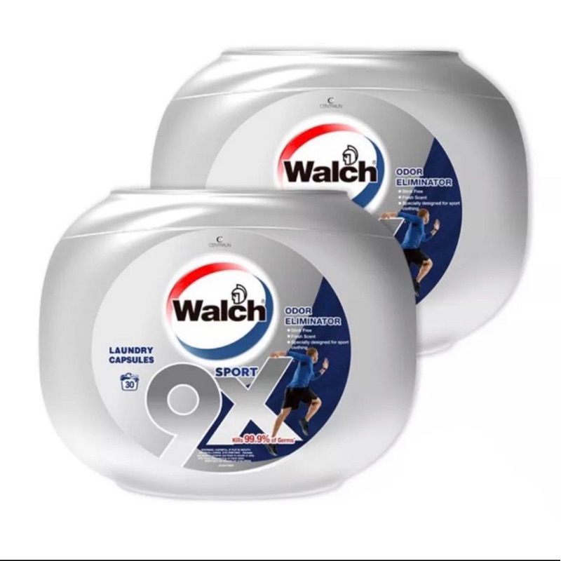 [SGBestDeal] Walch 9X Sport Capsule (30Pcs) Anti Bacterial Laundry ...