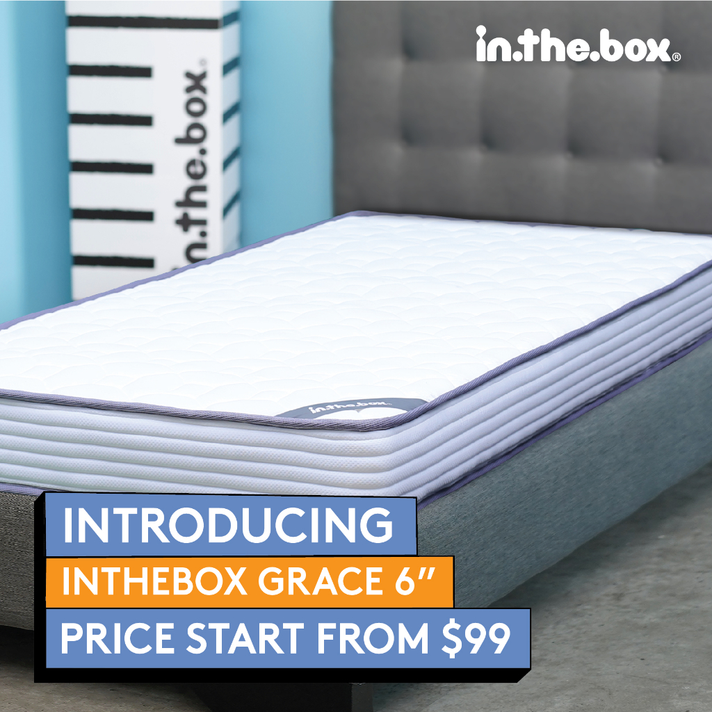 INTHEBOX Grace High Density Foam using Pocket Spring (6 inch) | Shopee ...