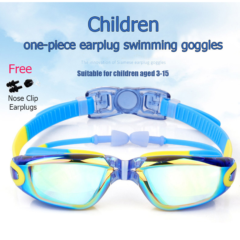 Outing--Kids Swim Goggles Adjustable Waterproof Silicone UV Shield ...