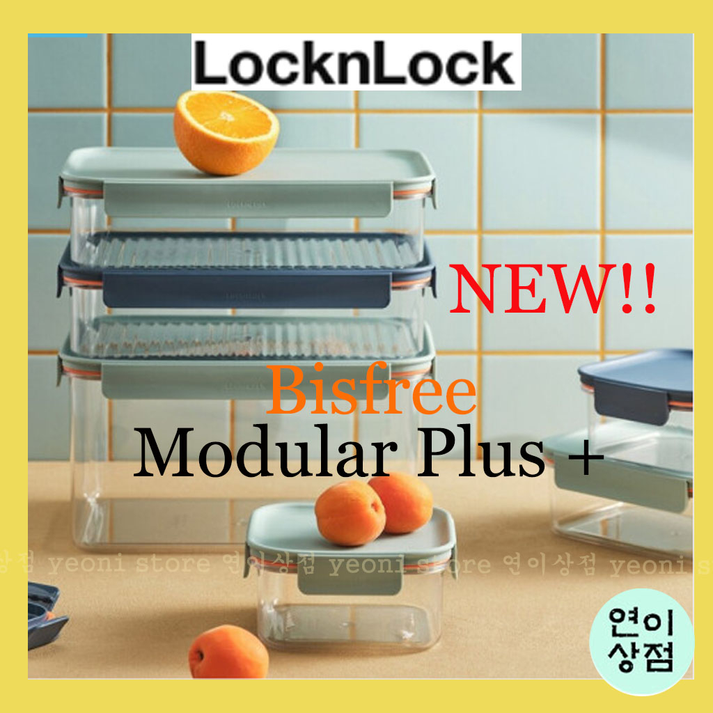 locknlock bisfree modular plus storage container tritan storage ...
