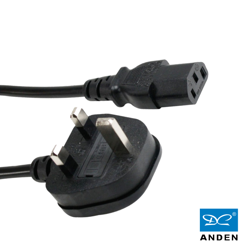 IEC to 3 Pin UK Plug Power Cable Cord C5 C7 C13 (Female, Straight) [ SG ...
