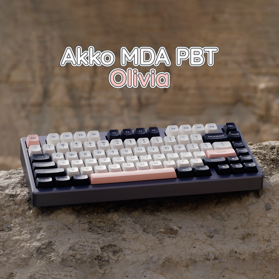 Akko Double-shot PBT keycap set in MDA height profile | (227 Keys ...