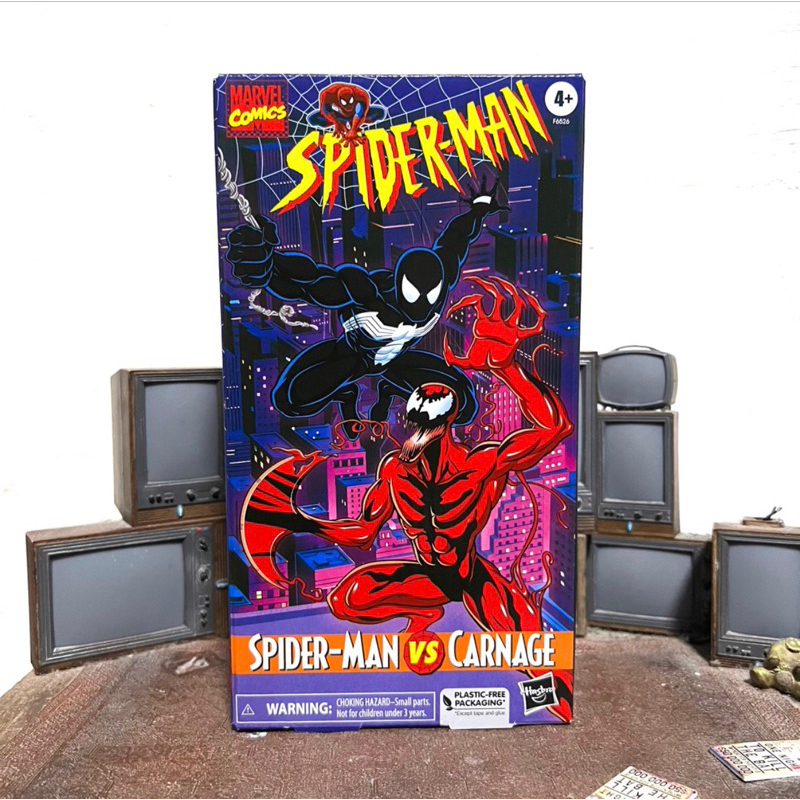 Hasbro Marvel Legends VHS Spiderman Spider-man and Carnage | Shopee ...
