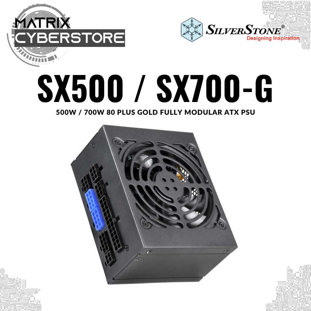 Silverstone 500W 700W 80+ Gold SFX Fully Modular Power Supply Unit ...
