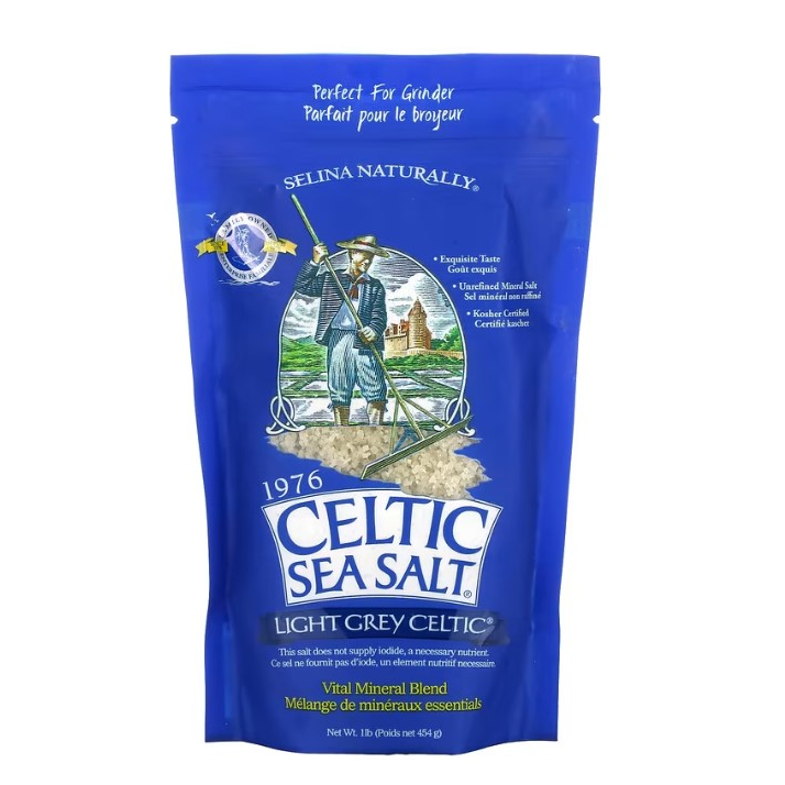 Celtic Sea Salt Light Grey Celtic Vital Mineral Blend, 1 lb (454 g ...