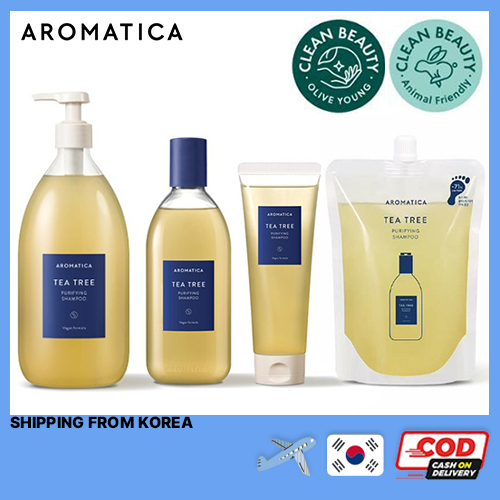 AROMATICA Tea Tree Purifying Shampoo ( 180ml / 400ml / 1000ml / Refill ...