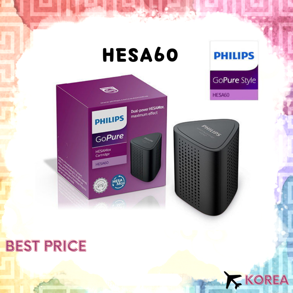 Philips Filter HESA60 for GoPure STYLE GP5611 GP5612 GP5613 / Air ...