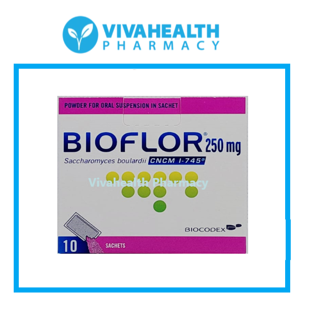 Bioflor (Saccharomyces boulardii) 250mg 10 sachets/box | Shopee Singapore