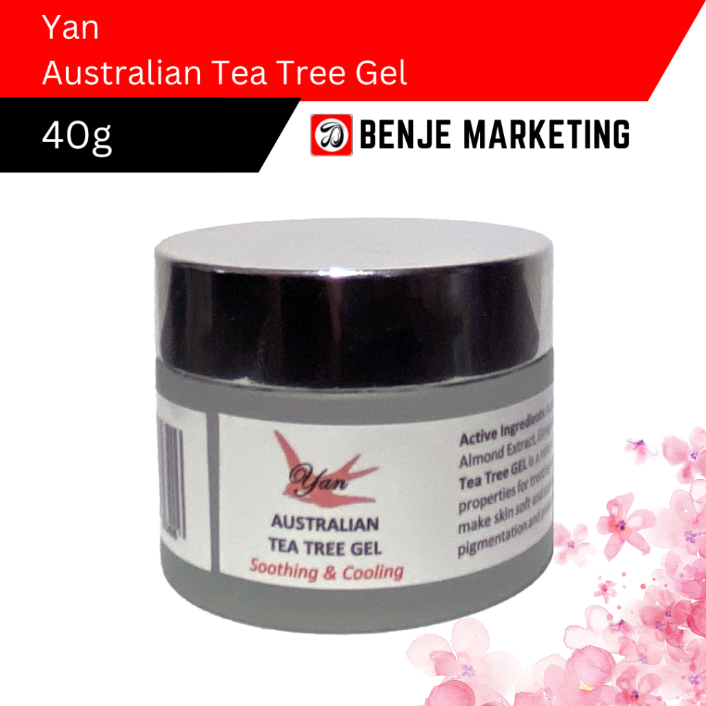 Yan's Australia Cooling Moisturizing Tea Tree Gel for Pimples/Acne ...