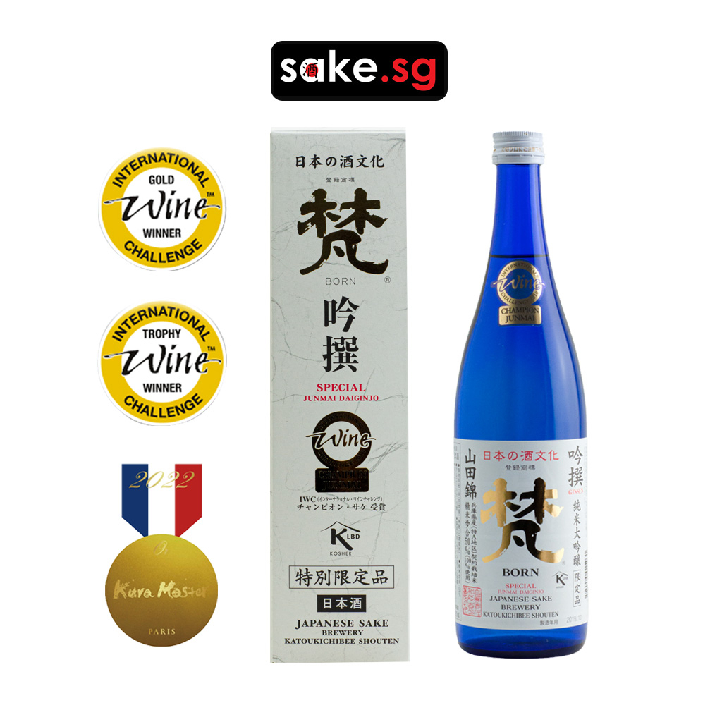 Born Ginsen Junmai Daiginjyo 720ml - Japanese Sake | Shopee Singapore