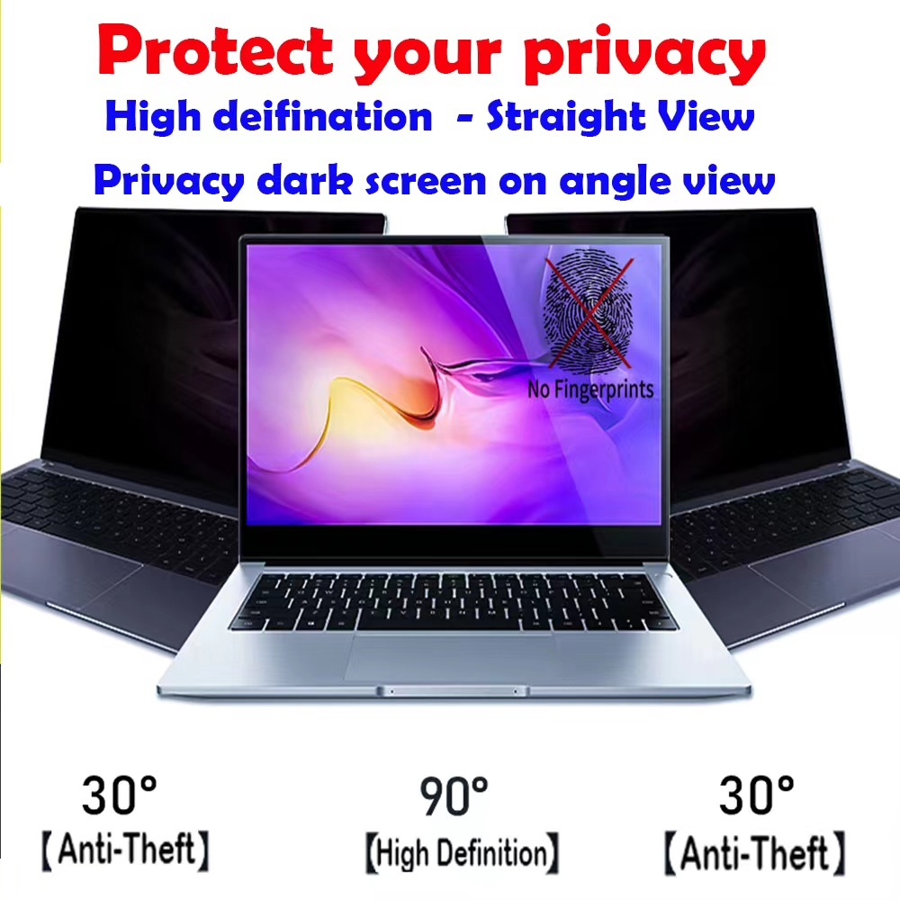 10.1~34inch Computer Privacy Screen Filter Screen Protector Anti Glare ...