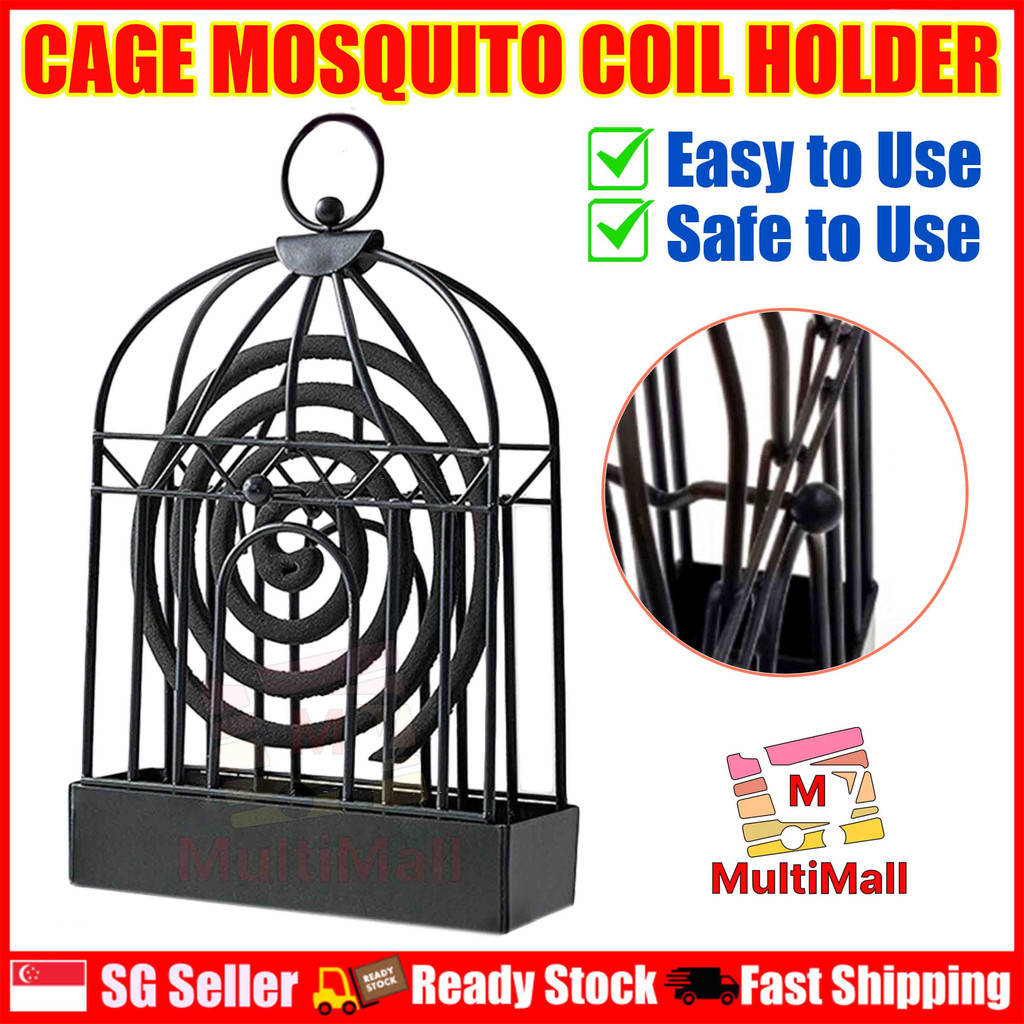 Black Cage Mosquito Coil Holder Mosquito coil | Mosquito repellent ...